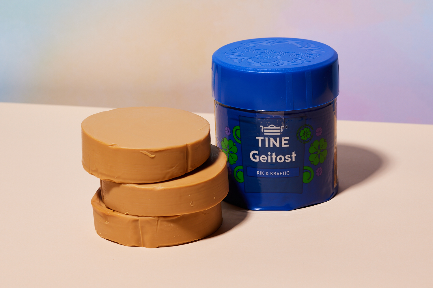 Gjetost, Geitost, Karamellgeschmack